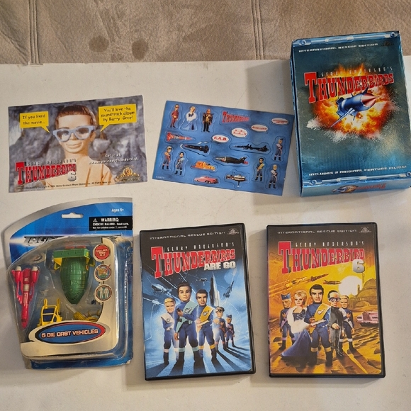 Thunderbirds | Toys | Thunderbirds Lot 5 Diecasy Vechiled Plus Two Pack ...